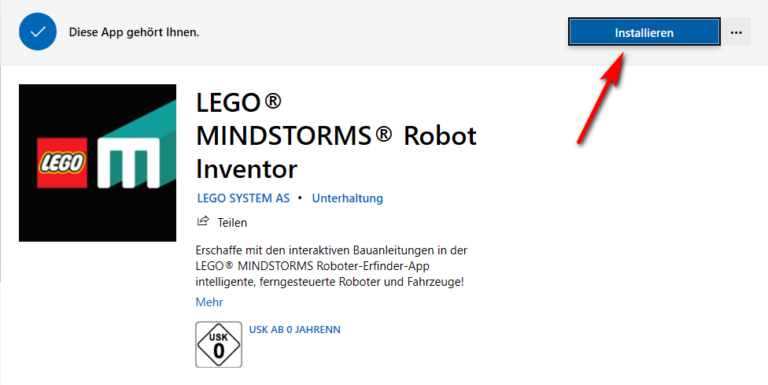 LEGO® MINDSTORMS® Robot Inventor Software installieren - lego-python.net