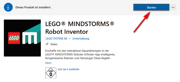 LEGO® MINDSTORMS® Robot Inventor Software installieren - lego-python.net